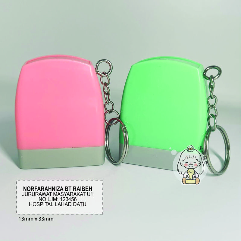 Nama Stamp Chop Nama Name Stamp Chop Self Ink Stamp Pre Ink Stamp ...