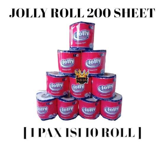 ISI 10 ~ SBM ~TISSUE TISU JOLLY ROLL ISI 200 SHEET ( ADA COR - Shop ...