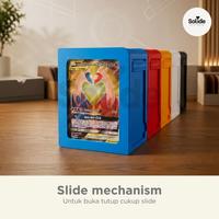 Jual Deck Box Kartu TCG 100/50 Sleeve – Organizer dengan Display Depan ...