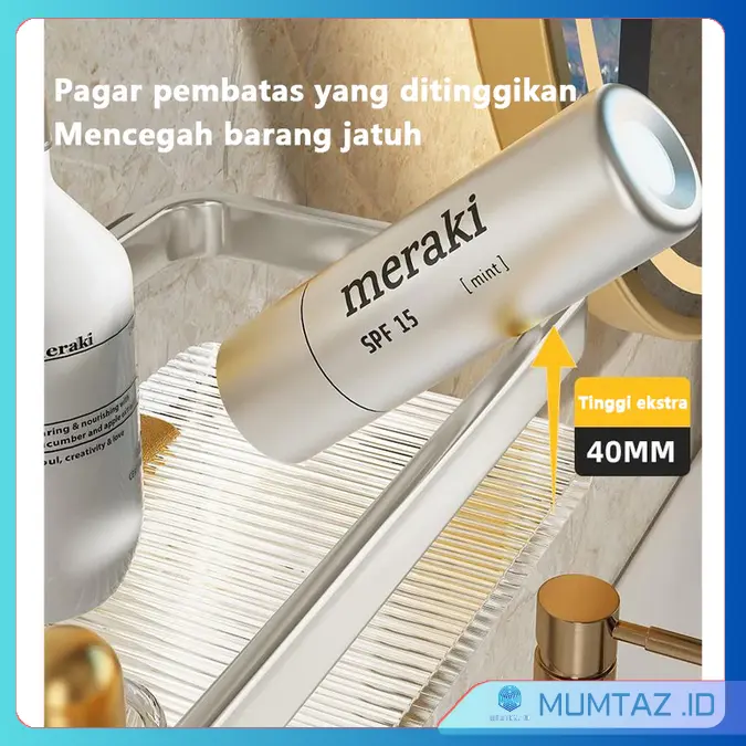 Rak Shampoo Kamar Mandi Tahan Lembab Rak Sabun Dinding Rak Kosmetik ...