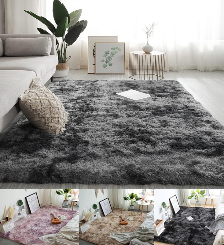 Extra-Large Soft Fluffy carpet rug Gradient color carpet for - TikTok ...