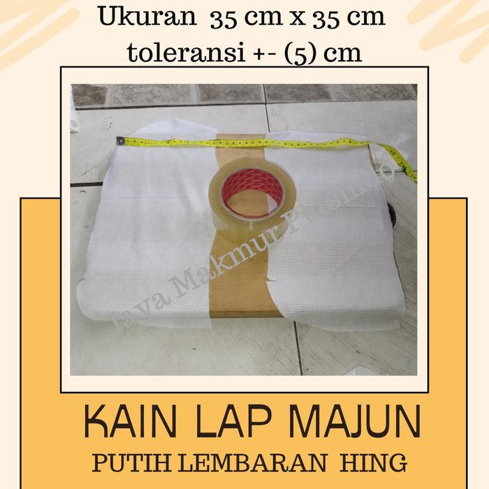 Jual Kain Lap Putih Katun Hing Besar / Majun Lembaran Ukuran A3 ...