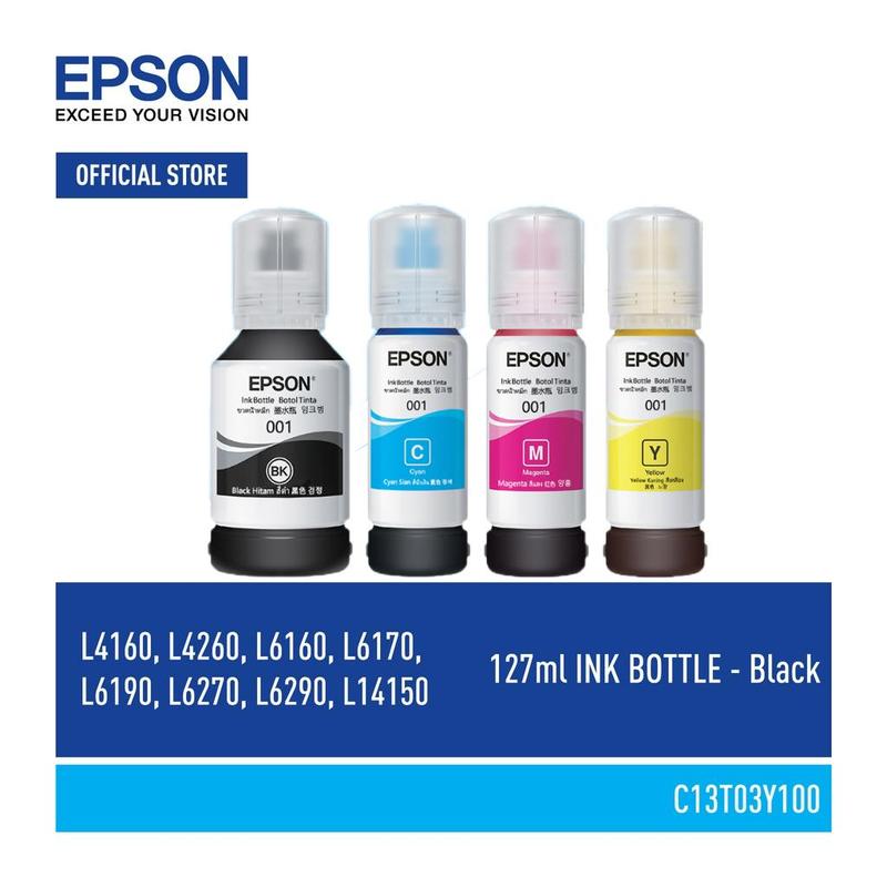 ORIGINAL Epson Ink 001 - L4150 L4160 L6160 L6170 L6190 Black - TikTok ...