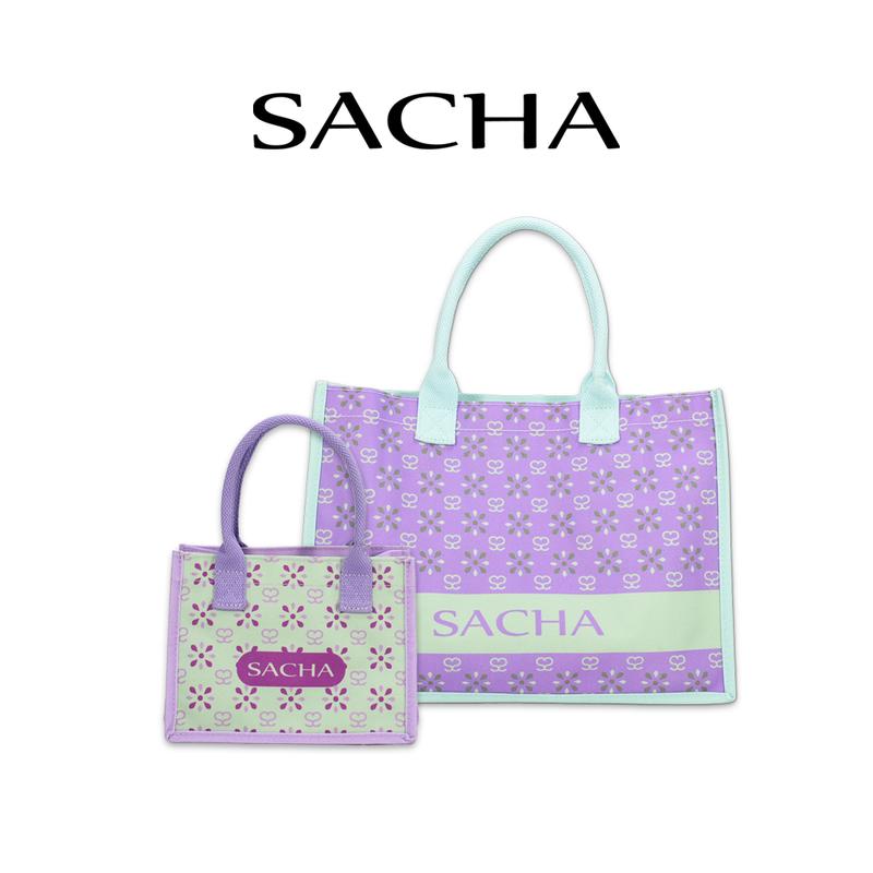 SACHA 2 in 1 Shopping Tote Bag Eco Friendly - TikTok Shop Malaysia