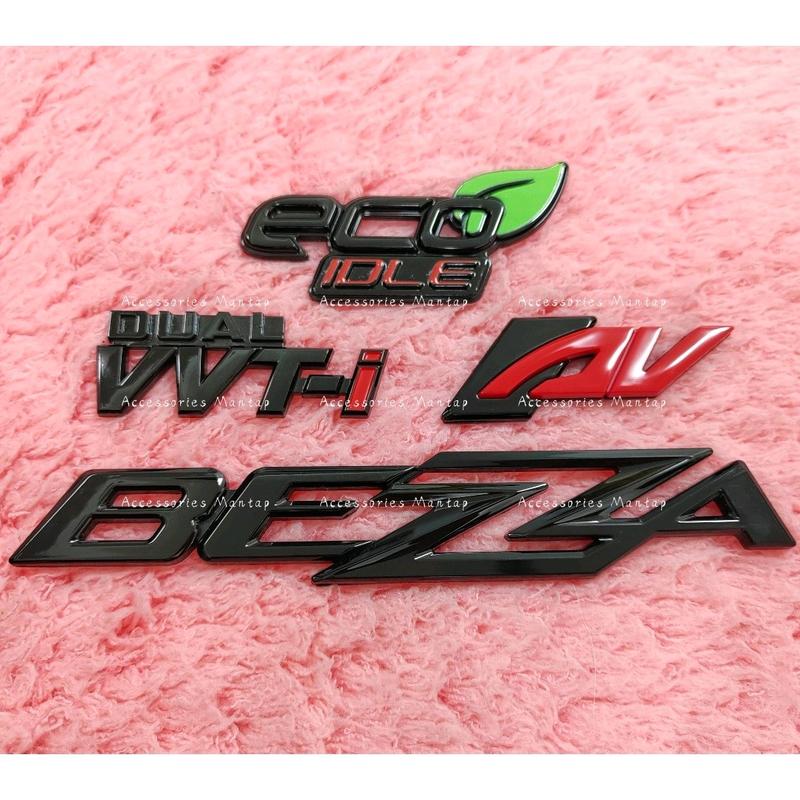 3PCS 4PCS PERODUA BEZZA SPEC X AV ECO IDLE MATTE BLACK GLOSS - TikTok ...
