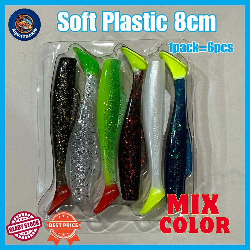 AquaTackle - SoF001 COMBO SET (MIX) Casting Best Combo Soft Plastic ...