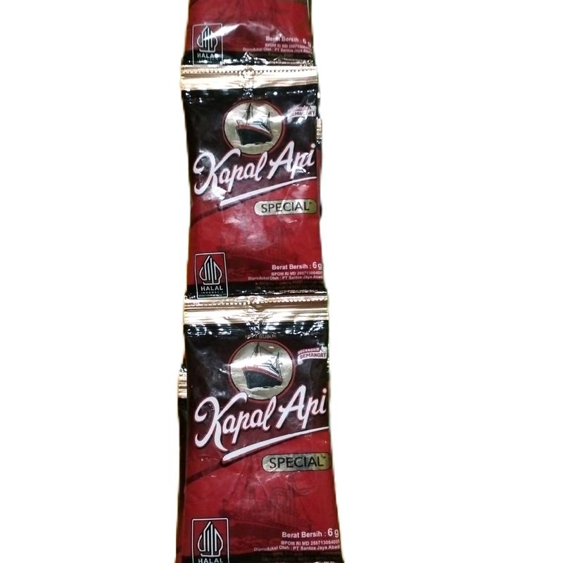 10 renteng (100sachet) kopi kapal api special mini netto 6gram - Shop ...
