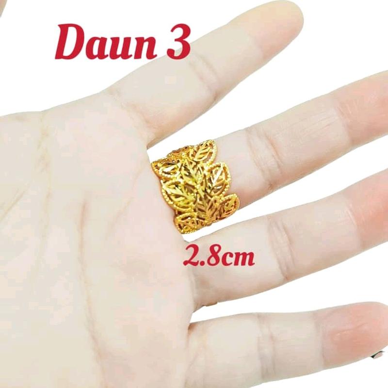 Cincin ring daun 3 - TikTok Shop Malaysia