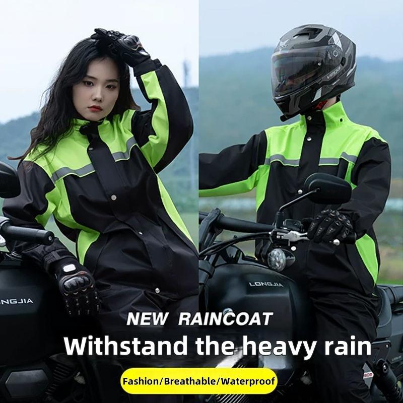 Motorcycle Raincoat for Rider Baju Hujan Motosikal Set 4in1 Premium ...