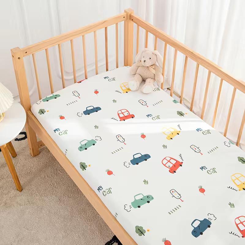 All cotton baby bed sheets with animal print, soft, breathable - TikTok ...