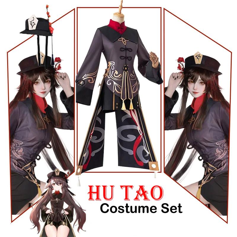 COD YiYuYaMo Kostum Cosplay Hu Tao Genshin Impact Costume Full - Shop ...