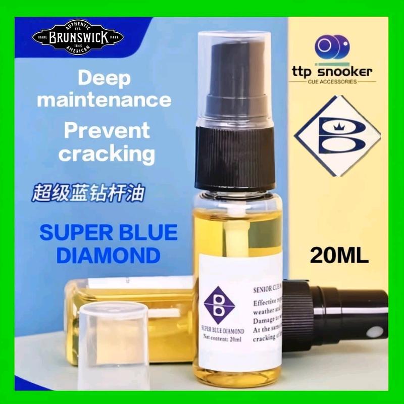 Super blue diamond rod oil 20ml import cue maintenance rod oil - TikTok ...