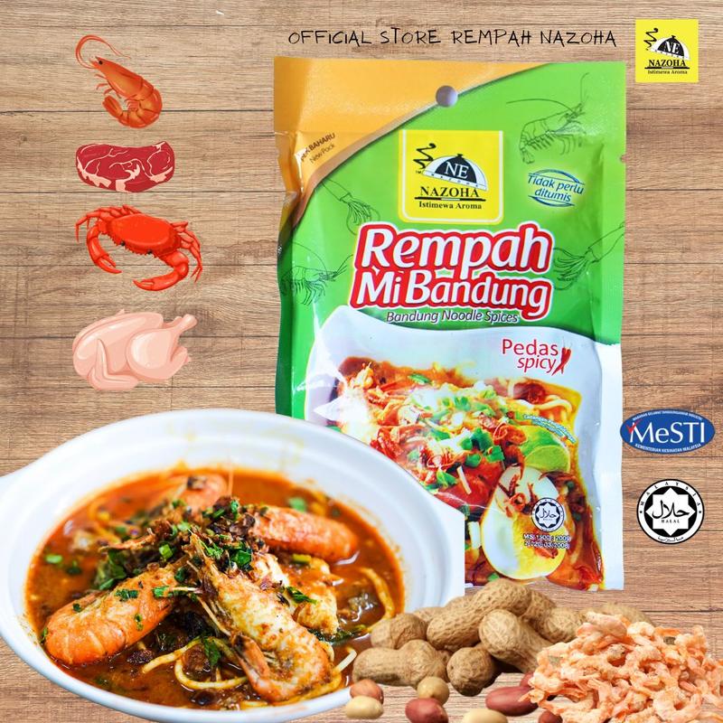 Pes Rempah mee bandung Nazoha pedas Udang Kuah Kacang Makanan - TikTok ...
