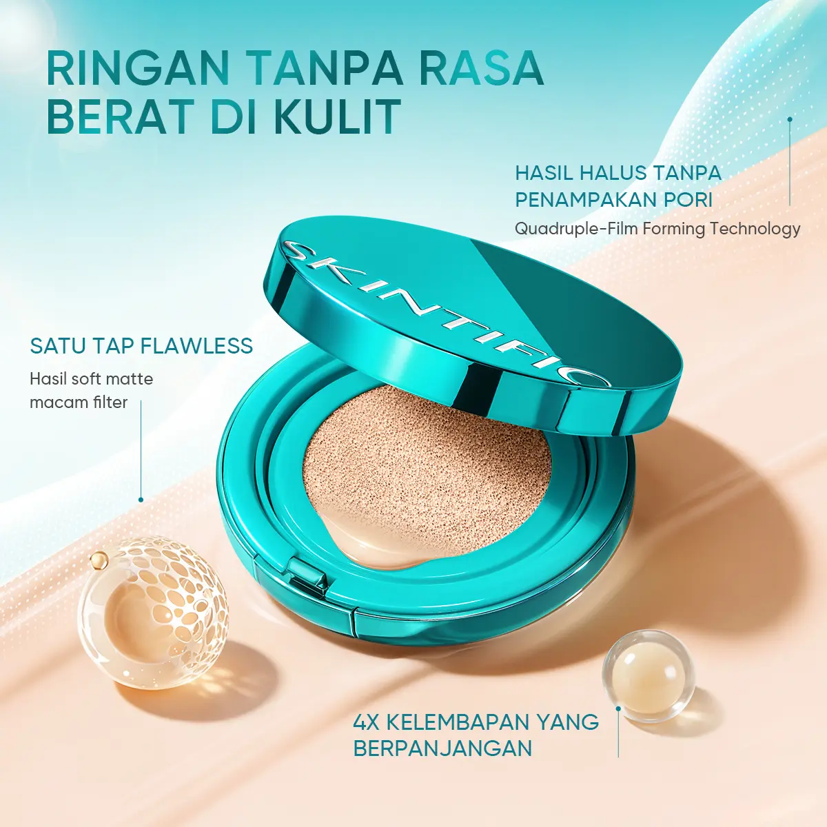 【New】SKINTIFIC -Perfect Stay Serum Matte Cushion Foundation SPF 50 PA ...