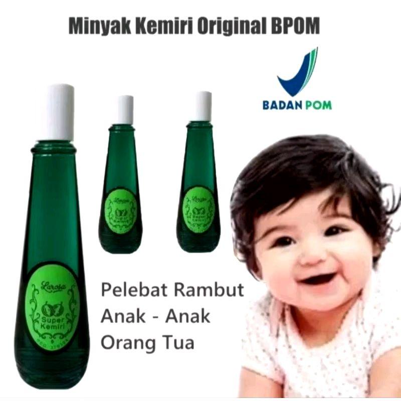 MINYAK KEMIRI ORIGINAL ANTI BOTAK PENUMBUH RAMBUT PERMANEN ALAMI HERBAL ...