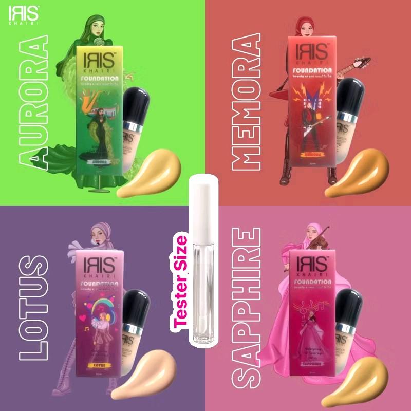 IRIS KHAIRI FOUNDATION NEW ORIGINAL Makeup Concealer Waterproof - TikTok Shop Malaysia