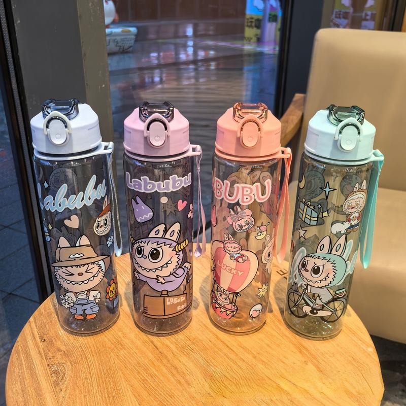 Labubu 800ml Labubu Drinking Bottle / Cute Viral Labubu Character ...