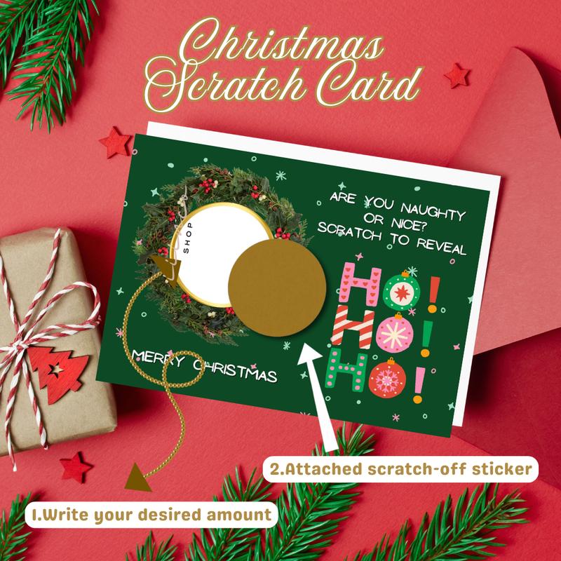 IIINCO Christmas Scratch Card Game Scratch Card Ampao Witty Scratch ...