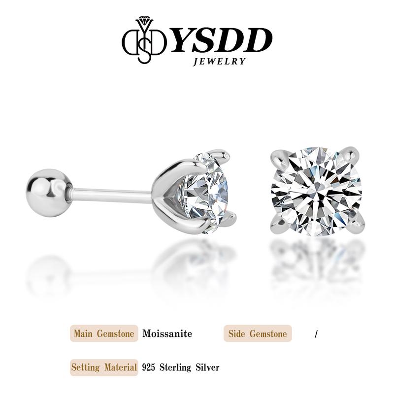 163 Skru Belakang 】 Anting-anting Stud Solitare Moissanite - TikTok ...