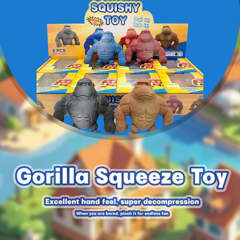 Actver monkey toy squishy Squeeze Vent Stress Relief Toy gorilla ...