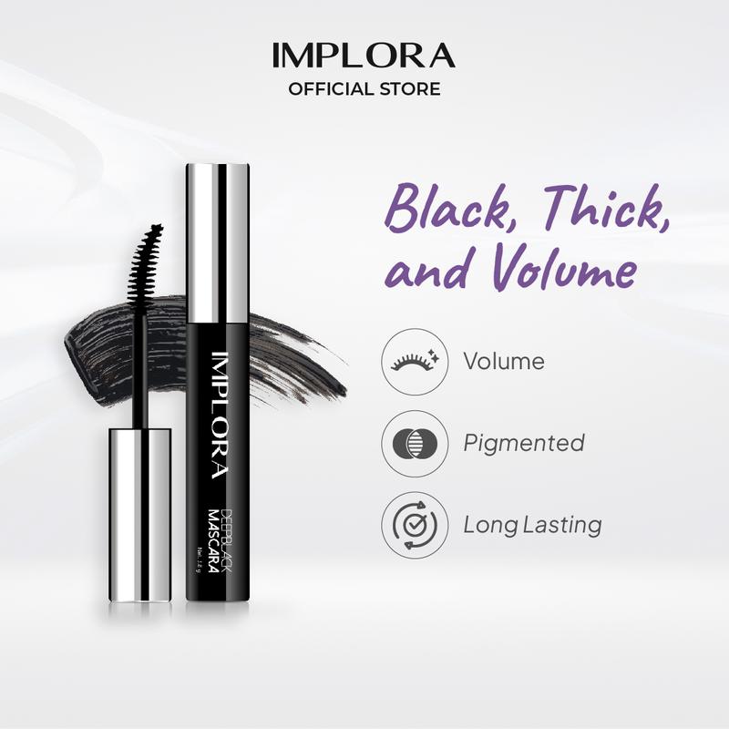 Implora Deep Black Mascara - Shop | Tokopedia