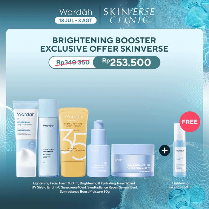 Promo [Exclusive Bundle Skinverse] Wardah Paket Skincare Brightening ...