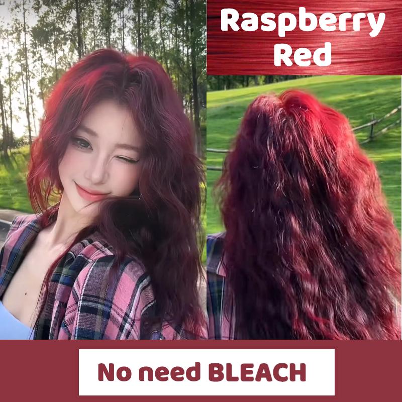 CHIC LOCKE Organic Hair Color dye, Raspberry Red Hairdye burgundy ...