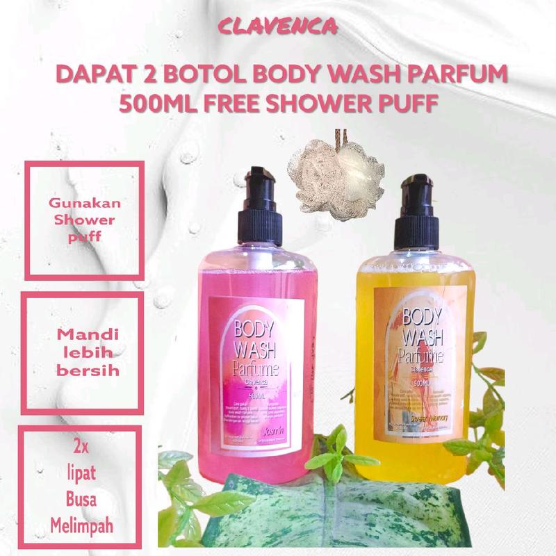DAPAT 2 BOTOL BODY WASH 500ML SABUN MANDI 500ML BELI 1 BOTOL GRATIS 1 ...