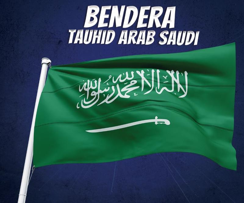 Bendera Tauhid Arab Saudi Flag - TikTok Shop Malaysia
