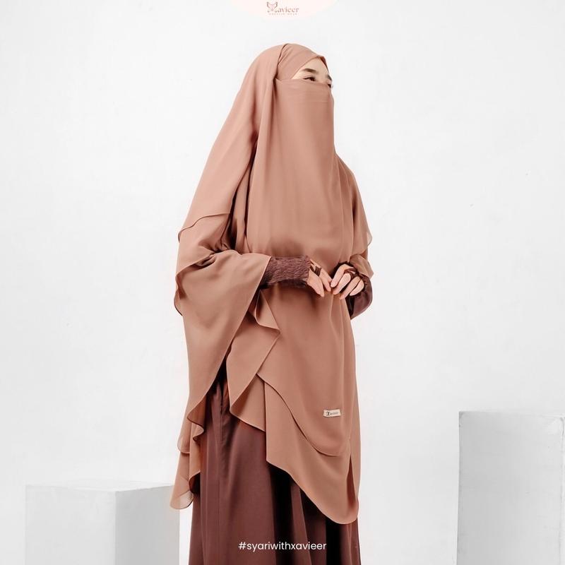 Xavieer - Hawa French Khimar Panjang Syari Muslim Jilbab Wanita - Shop ...