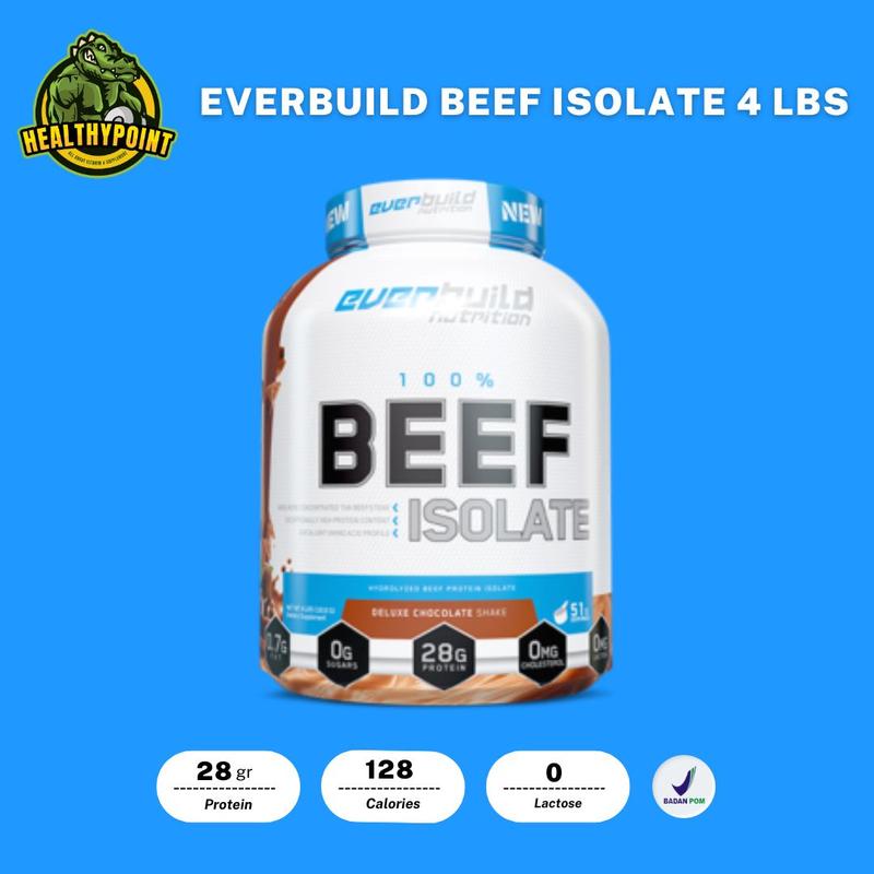 Everbuild Beef Isolate 4 Lbs Whey Protein Isolate Ultra Premium - Shop ...