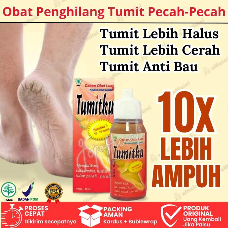 TUMITKU Cair Obat Kaki Pecah Original BPOM Solusi Kaki Pecah-pecah ...
