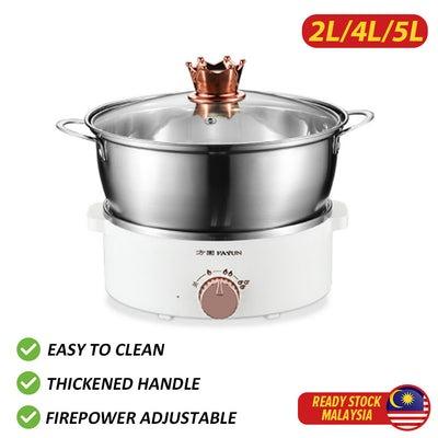 [ 2L / 4L / 5L ] Cooker Pot Multifunctional Electric Cooking - TikTok ...