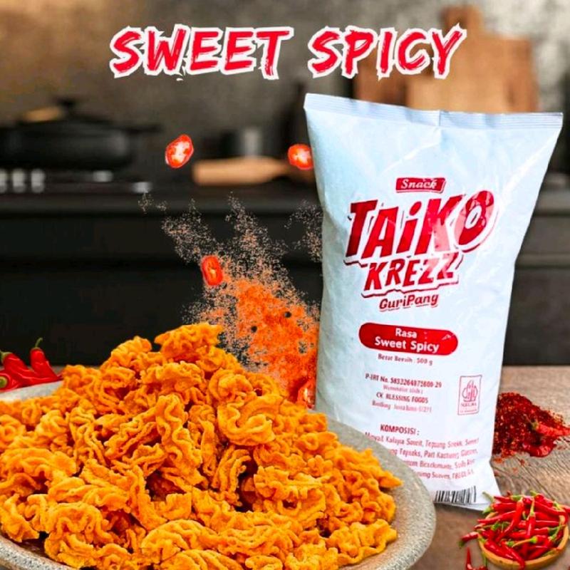 JAJANAN VIRAL TAIKO KREZZ GURIPANG 500 GRAM TAIKO SNACK Makanan - Shop ...