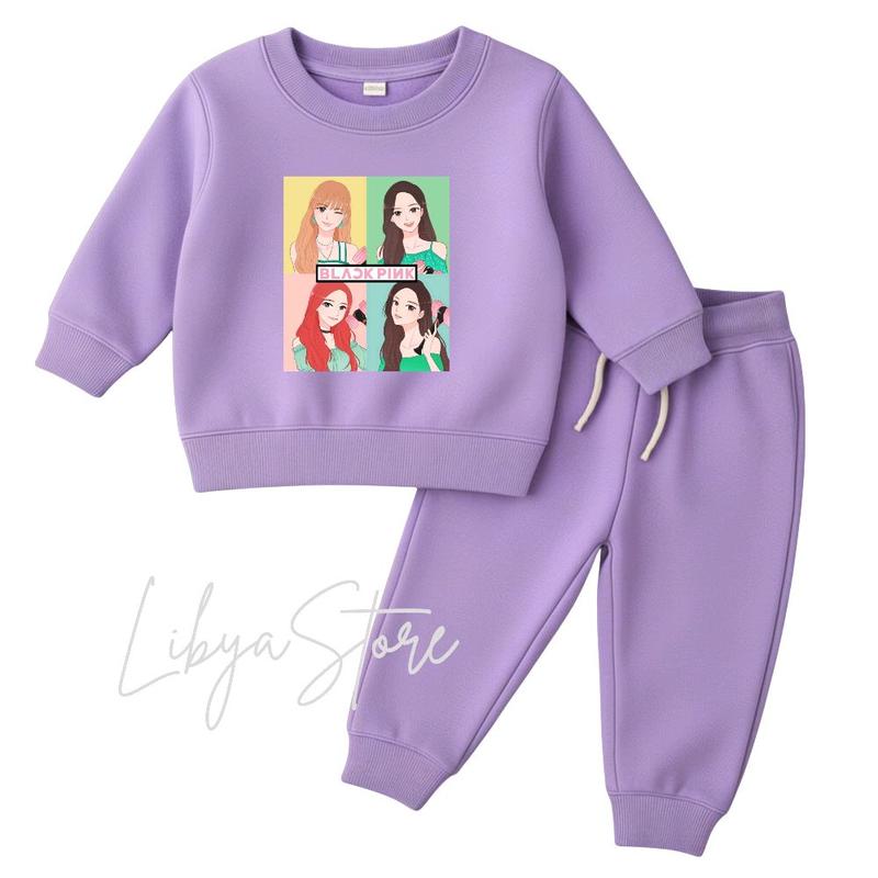 SETELAN JOGER ANAK LUCU COWOK CEWEK LUCU BLACK PINK - Shop | Tokopedia