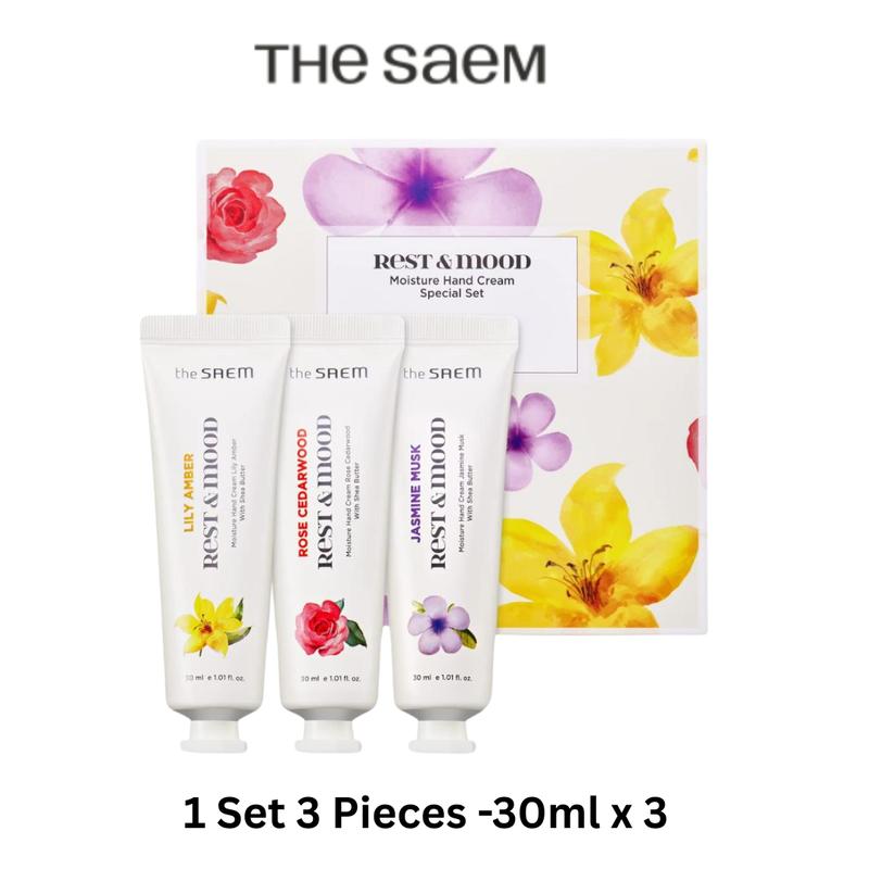 [the SAEM] Rest & Mood Hand Cream Special Set 3 Pieces -30mlx3 - TikTok Shop Singapore