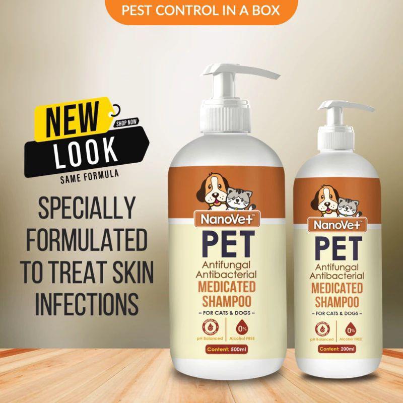 Nanovet Pet Medicated Shampoo for Cat and Dog (200ml / 500ml - TikTok ...