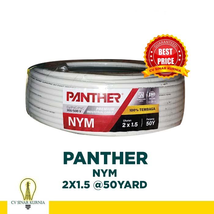 Jual Kabel Listrik PANTHER NYM 2x1.5 2x1,5 2 x 1.5 2 x 1,5 roll @50yd ...