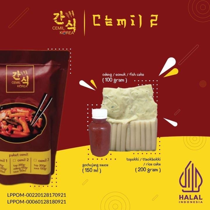CEMIL 2 PAKET TOPPOKI ODENG + saos GOCHUJANG PAKET LENGKAP MAKANAN ...