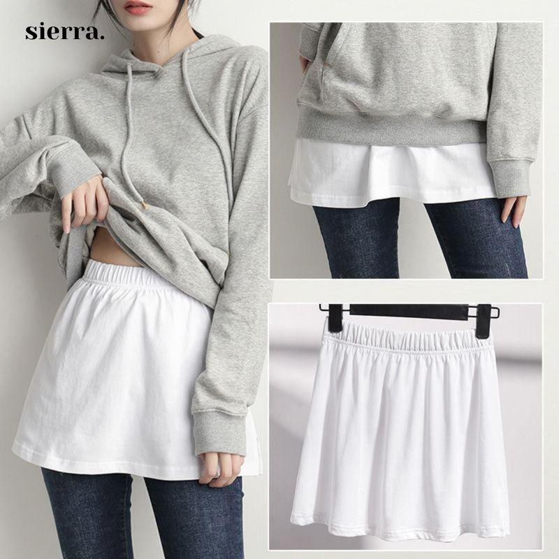 Sierra Unisex Half Inner Shirt Extend Baju Inners Extension Skirt ...