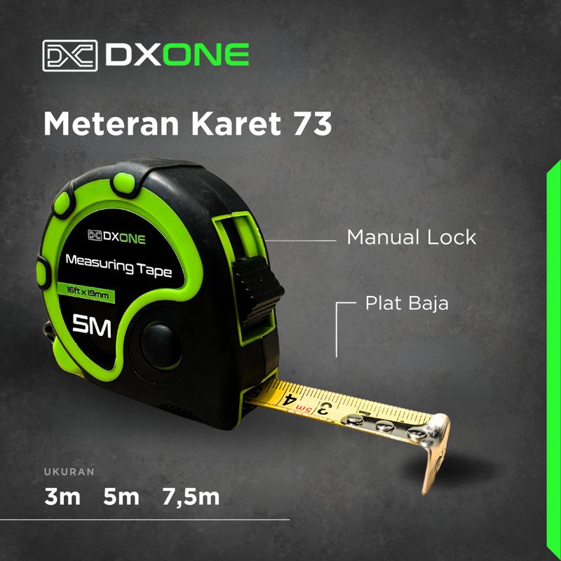 DX-ONE Meteran 73 / Meteran Paling Kuat / Meteran Gulung / Meteran ...