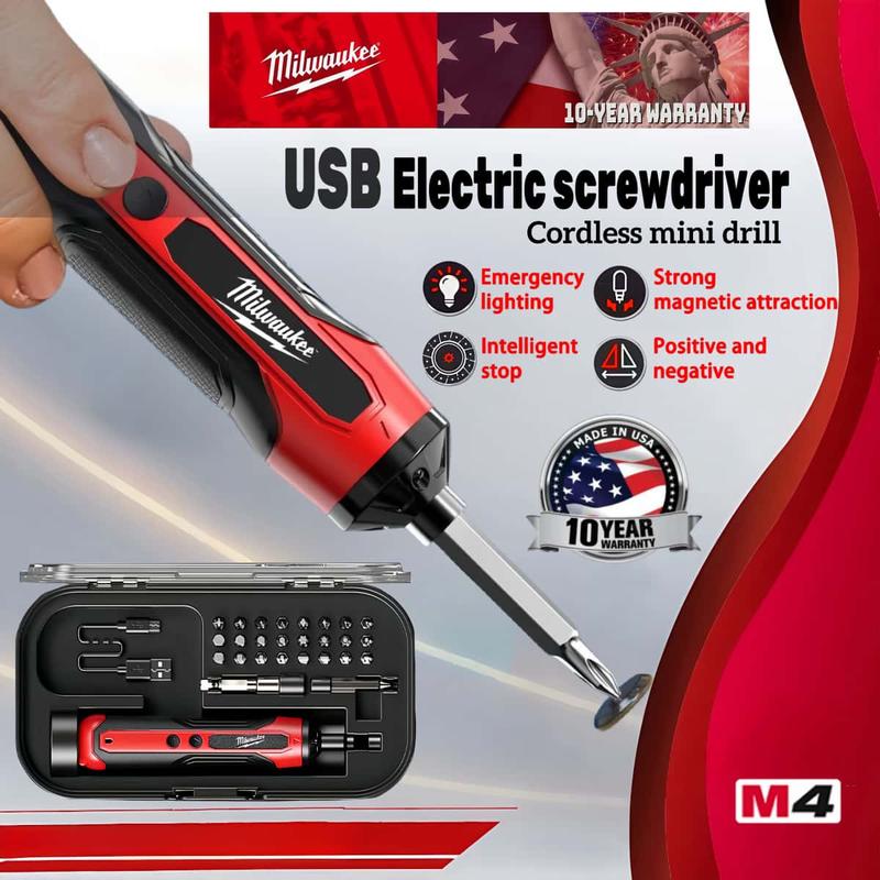 5.5 Super Sale-Milwaukee Electric Screwdriver 52-piece set, - TikTok ...