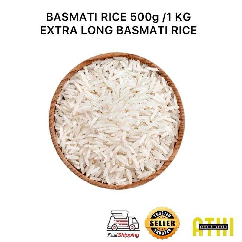 BASMATI RICE 500g/1 KG EXTRA LONG BASMATI RICE Food - TikTok Shop Malaysia