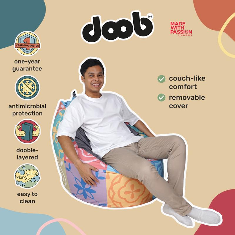 doob OOMPH Heritage Collection Bean Bag Chair - TikTok Shop Singapore