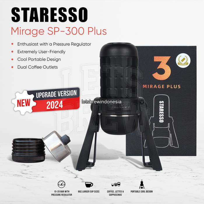 Jual New Staresso Pro Mirage SP 300 Hand Portable Espresso Coffee Maker ...