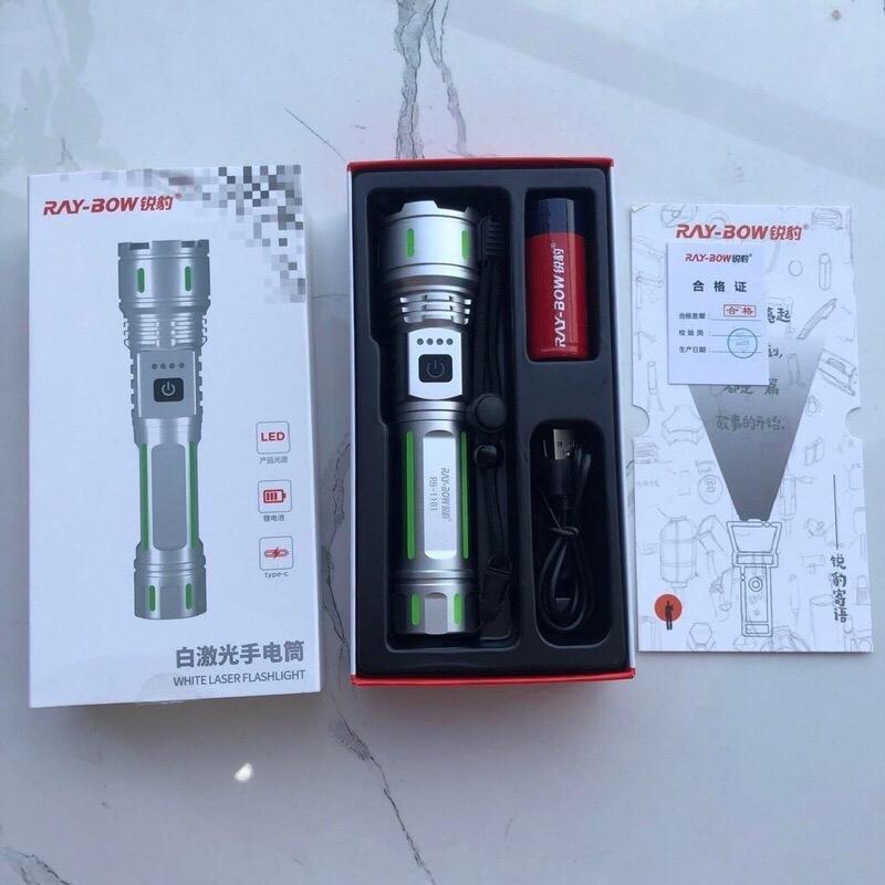 Đèn cầm tay RAY-BOW RB-1181 chiếu xa 700 mét có ZOOM xa gần - TikTok ...