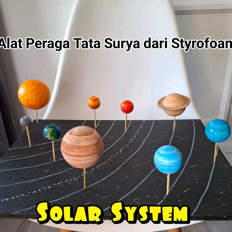 Alat Peraga Solar System Dari Styrofoam Maket Tata surya Bol - Shop ...