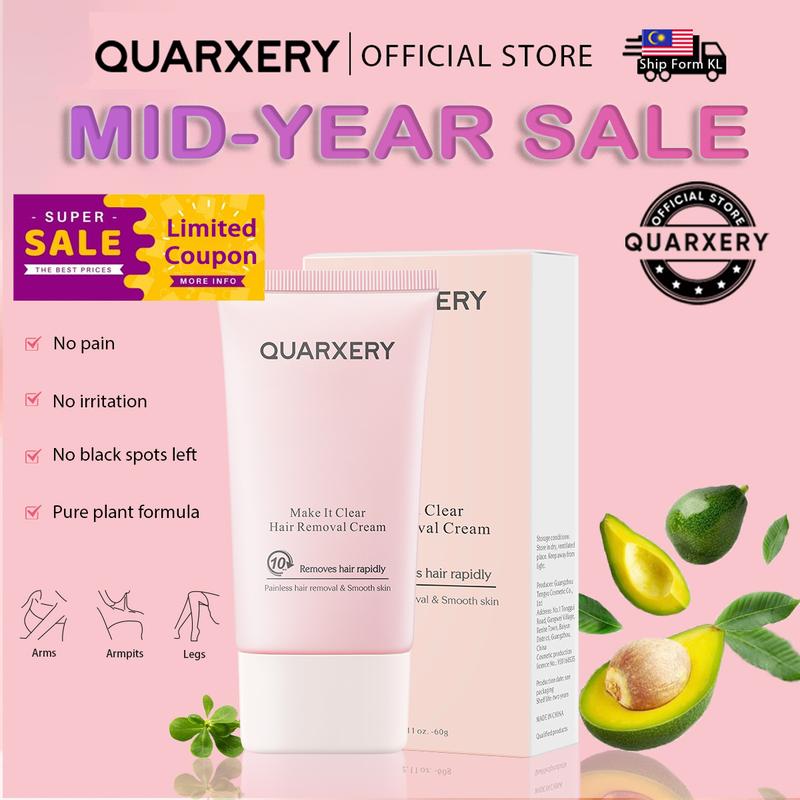 QUARXERY Pure and Gentle Hair Removal Cream-60g Body Care Wax - TikTok ...