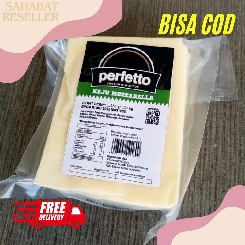 Keju Mozarella Perfetto 250gr 200gr Keju Lumer Mozarella Cheese - Shop ...
