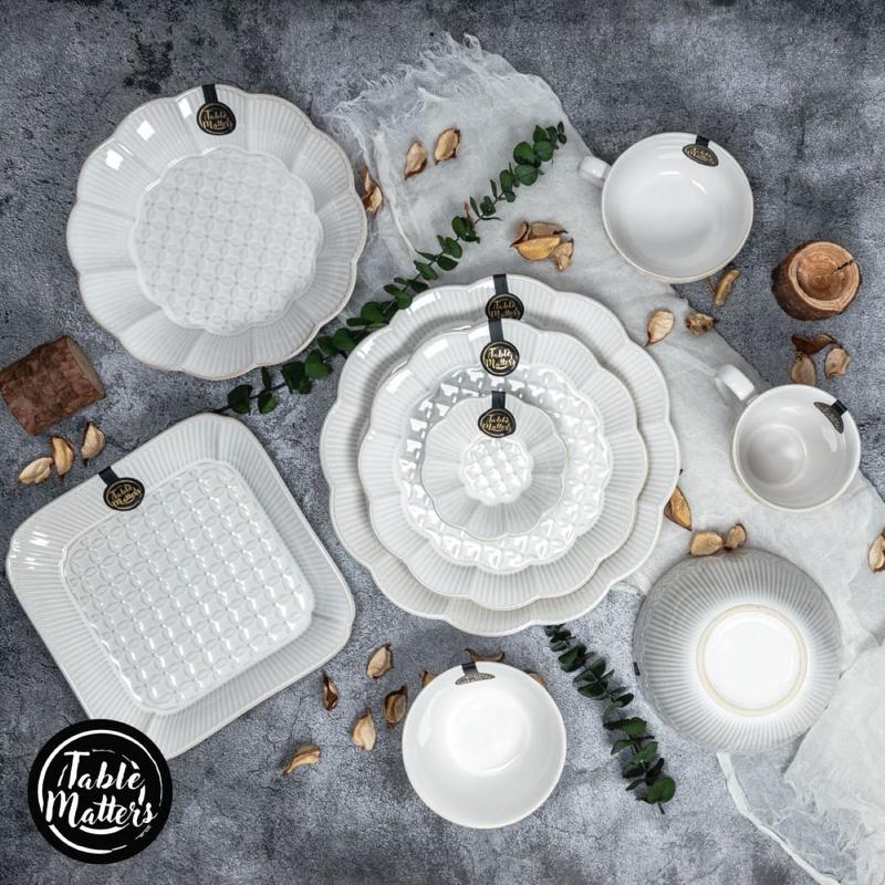 Table Matters - Shippo White 10PCS Dining Set Worth SGD 130 - TikTok ...